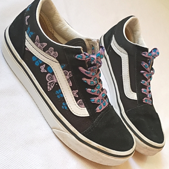 Vans | Shoes | Vans Butterfly Kids Laceup Sneakers | Poshmark
